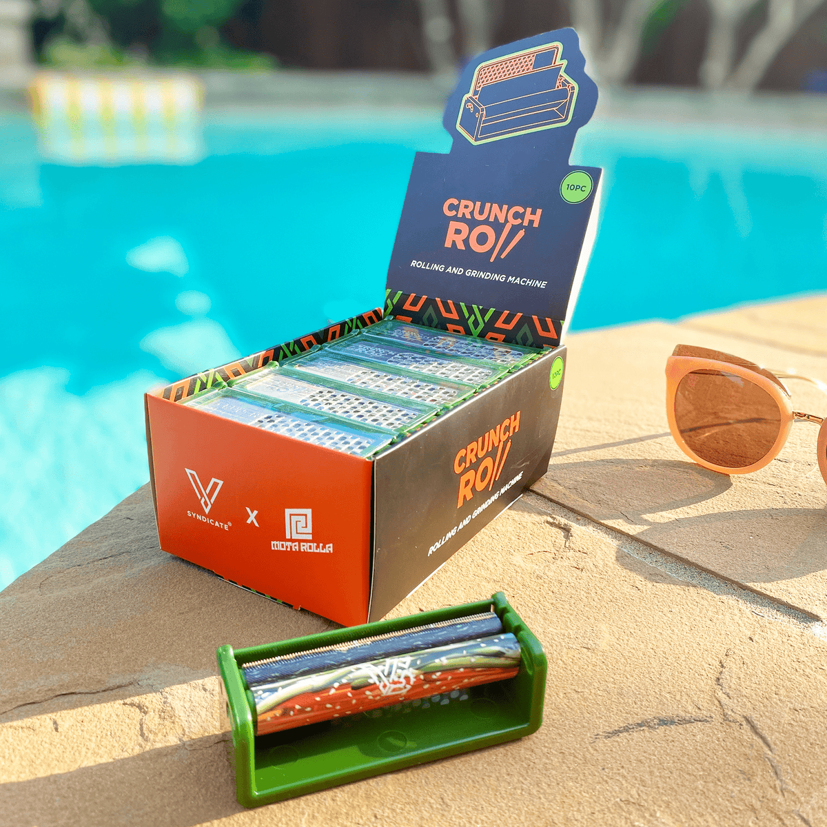 Crunch Roll (Rolling Machine w/ Grinder Surface) – Lux Vapes