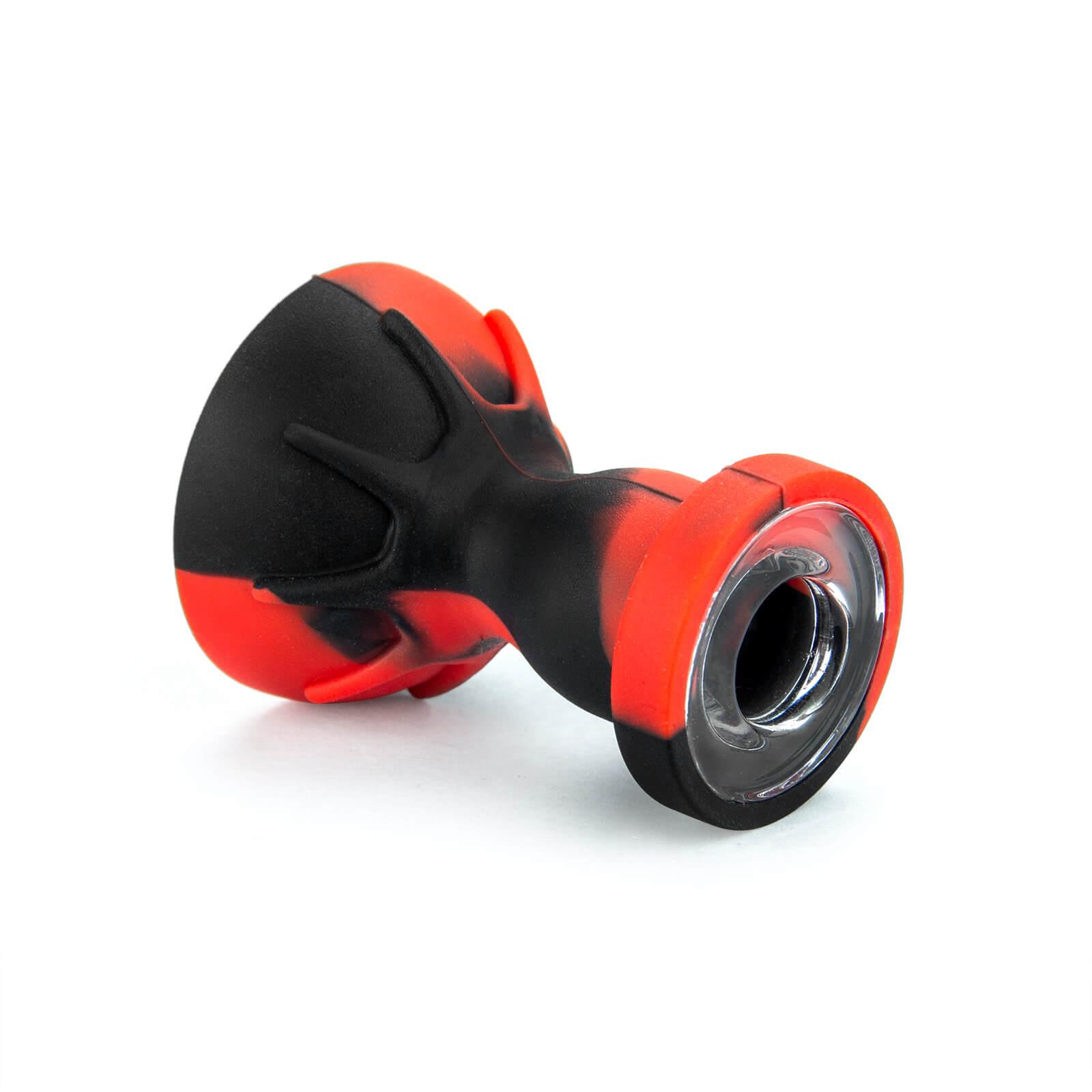 Silicone Carb Cap With Glass Bowl Screen - Lux Vapes